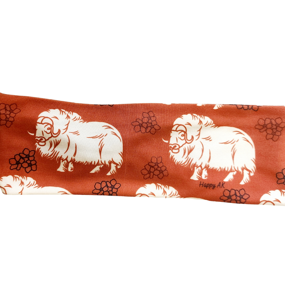 Rust Musk Ox Headband | HappyAK