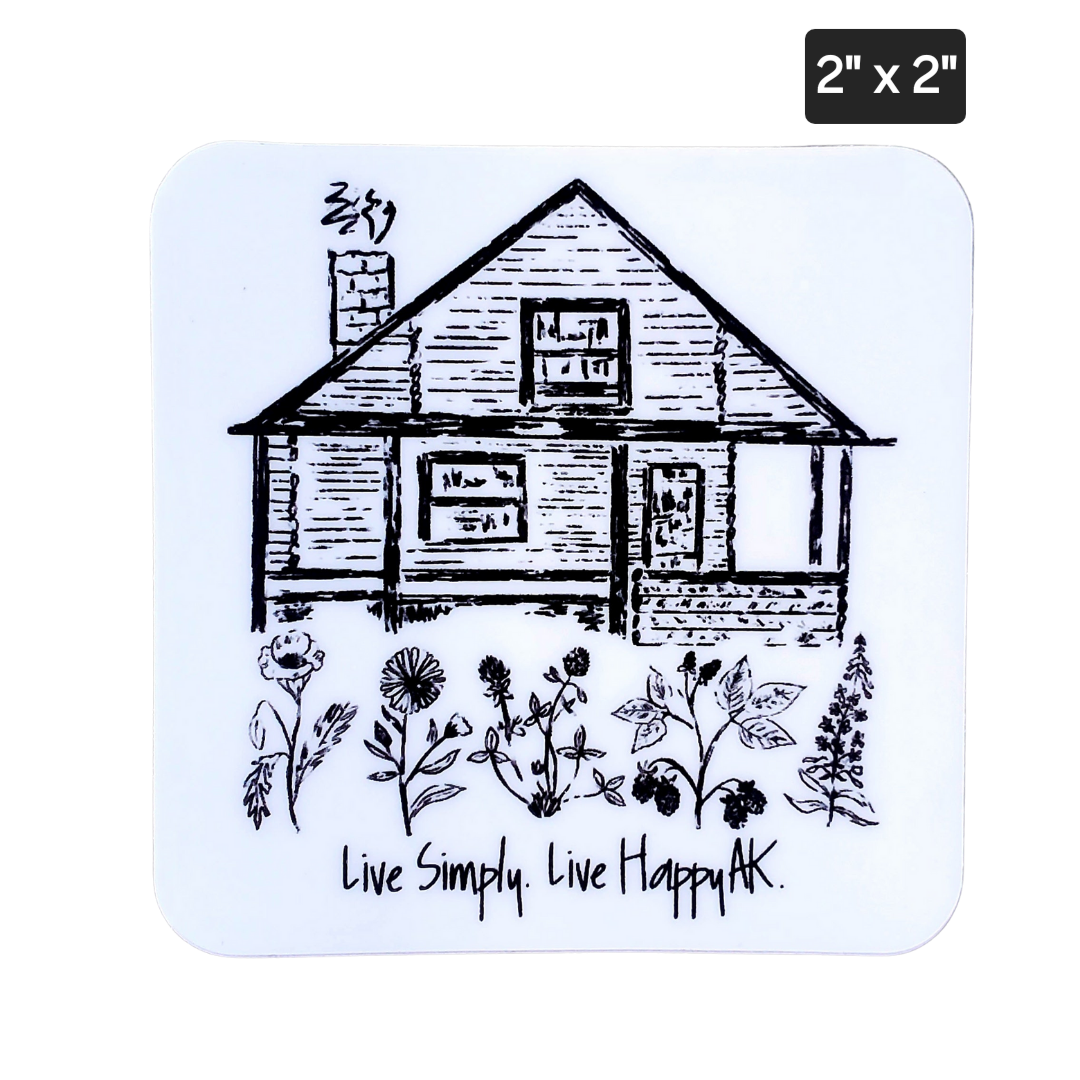 "Live Simply" Sticker | HappyAK