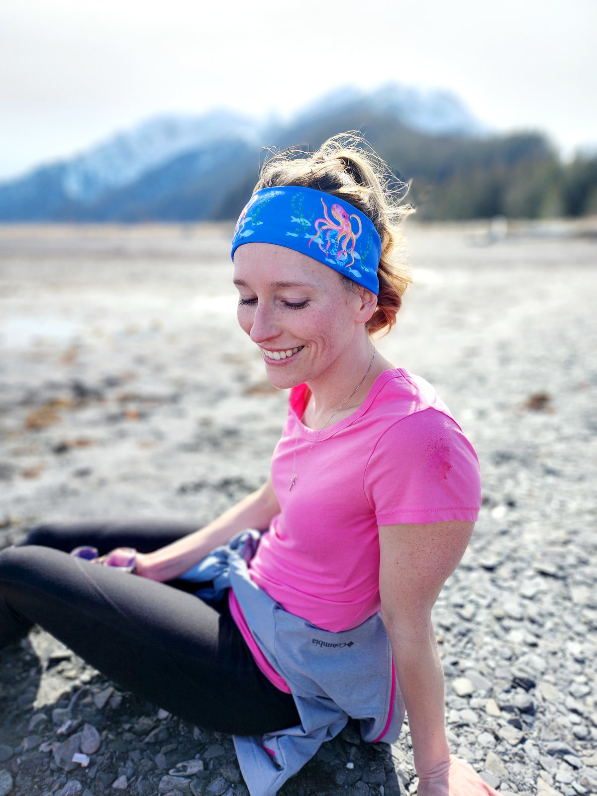"Purple Octopus and Fish" Headband | HappyAK